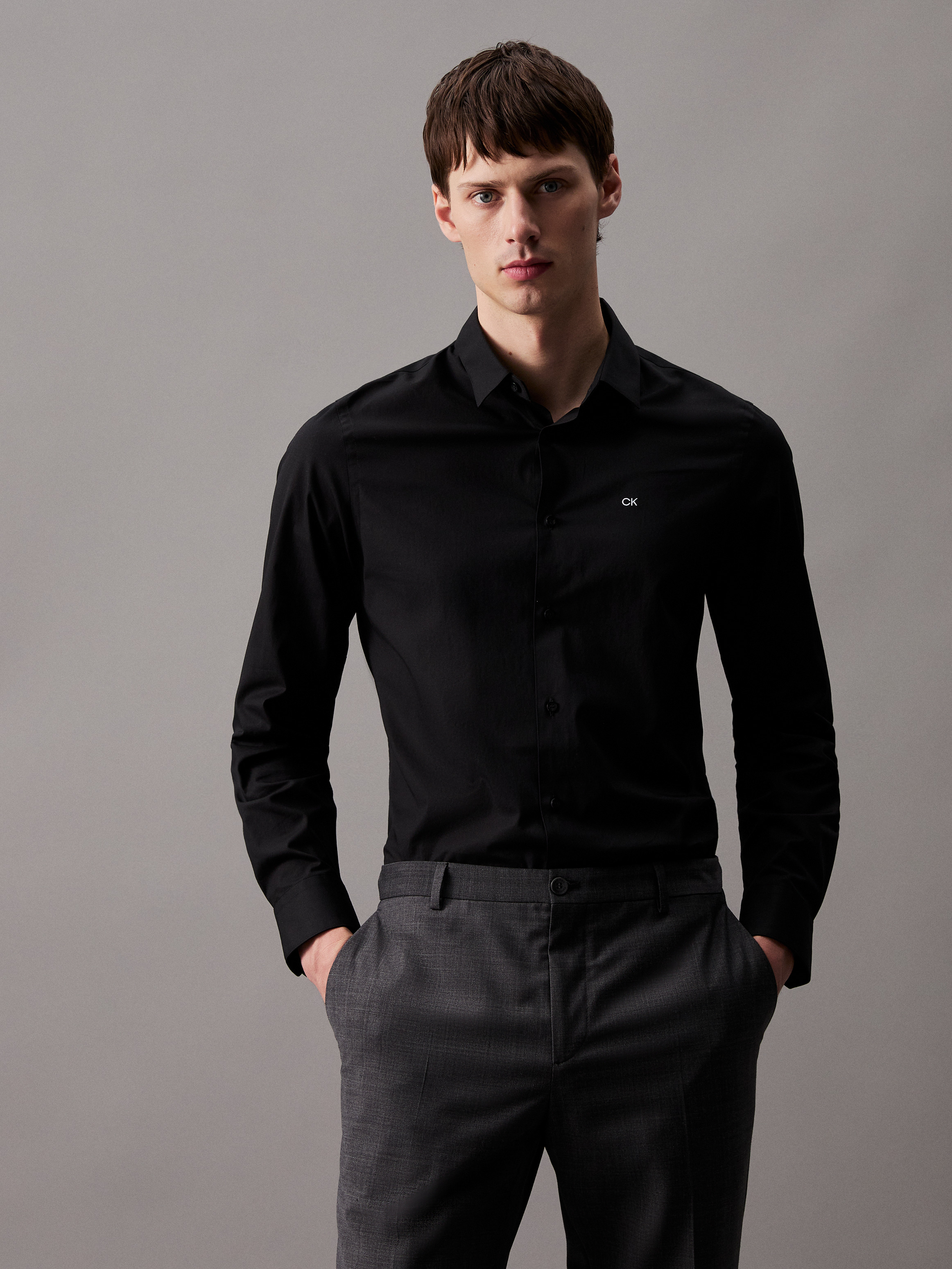 Slim fit calvin klein shirts store
