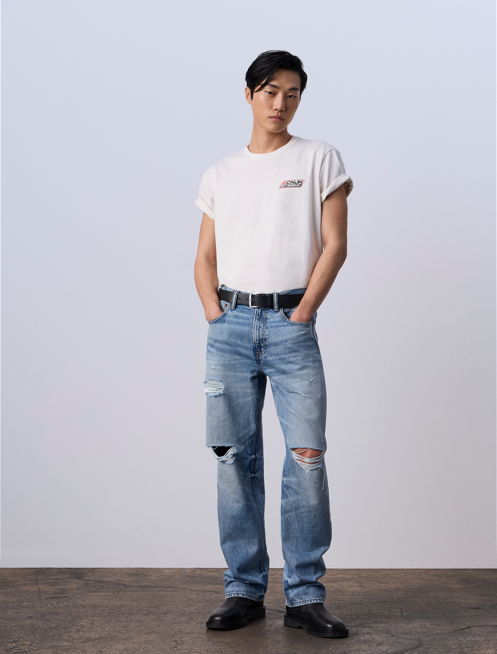 Jung Kook for Calvin Klein Logo Badge Relaxed T-Shirt | Calvin Klein
