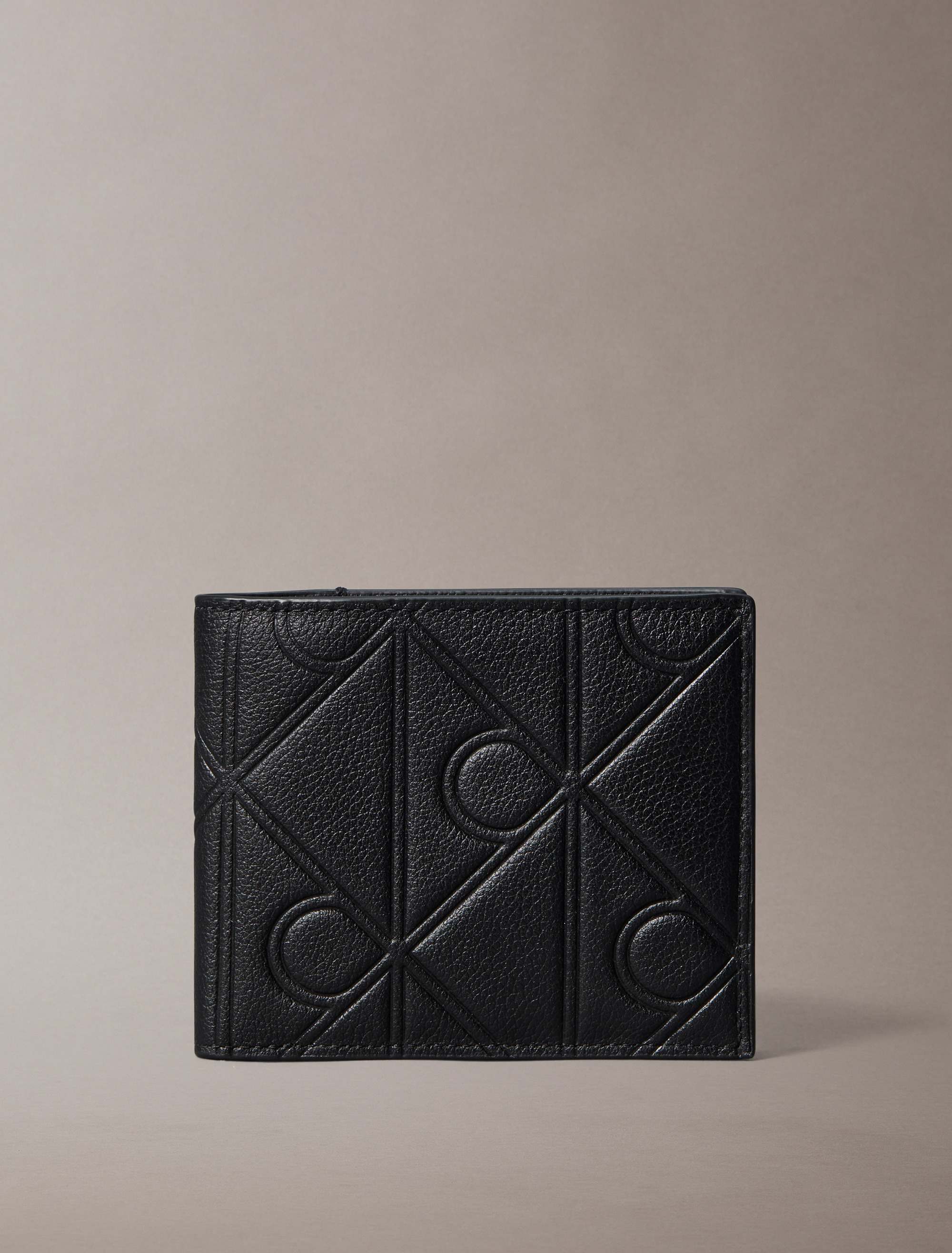 Embossed Emblem Logo Bifold Wallet | Calvin Klein