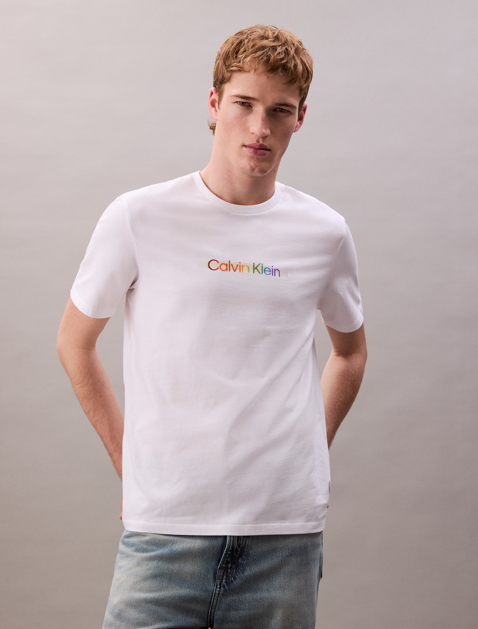 Pride Rainbow Logo T-Shirt | Calvin Klein