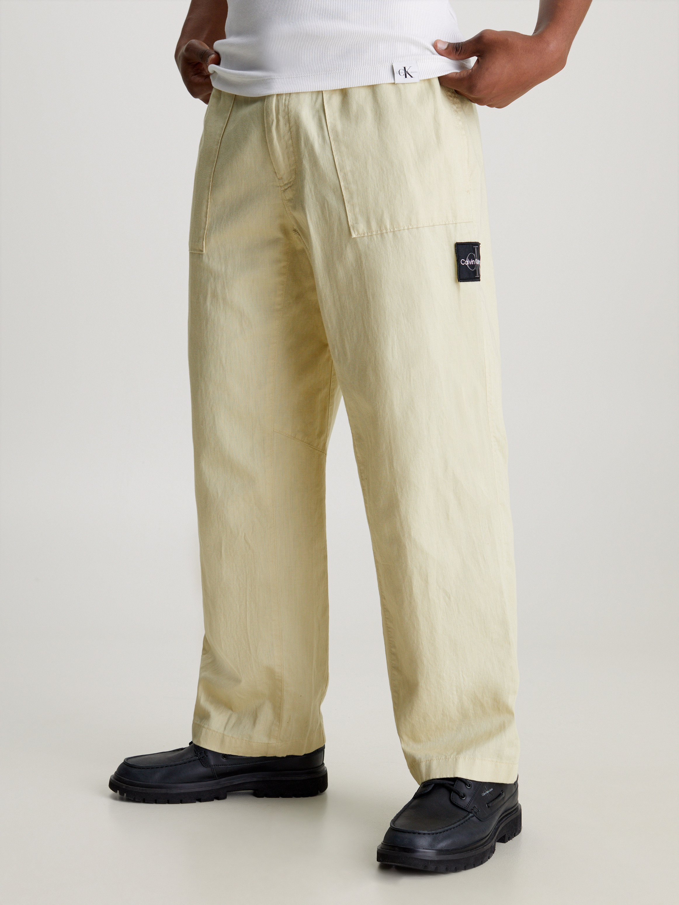 Calvin klein linen pants store