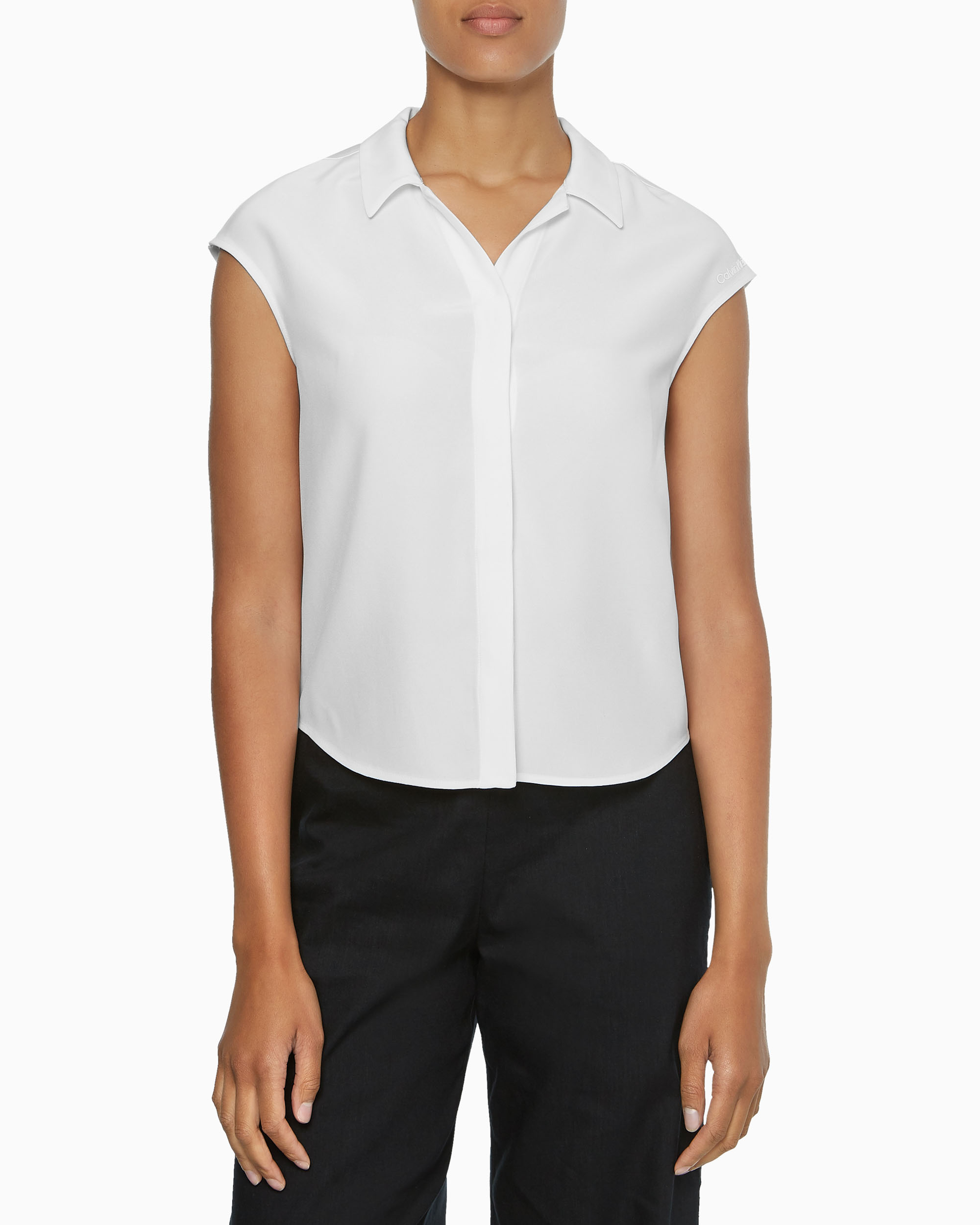 Matte Shine Blouse | Calvin Klein