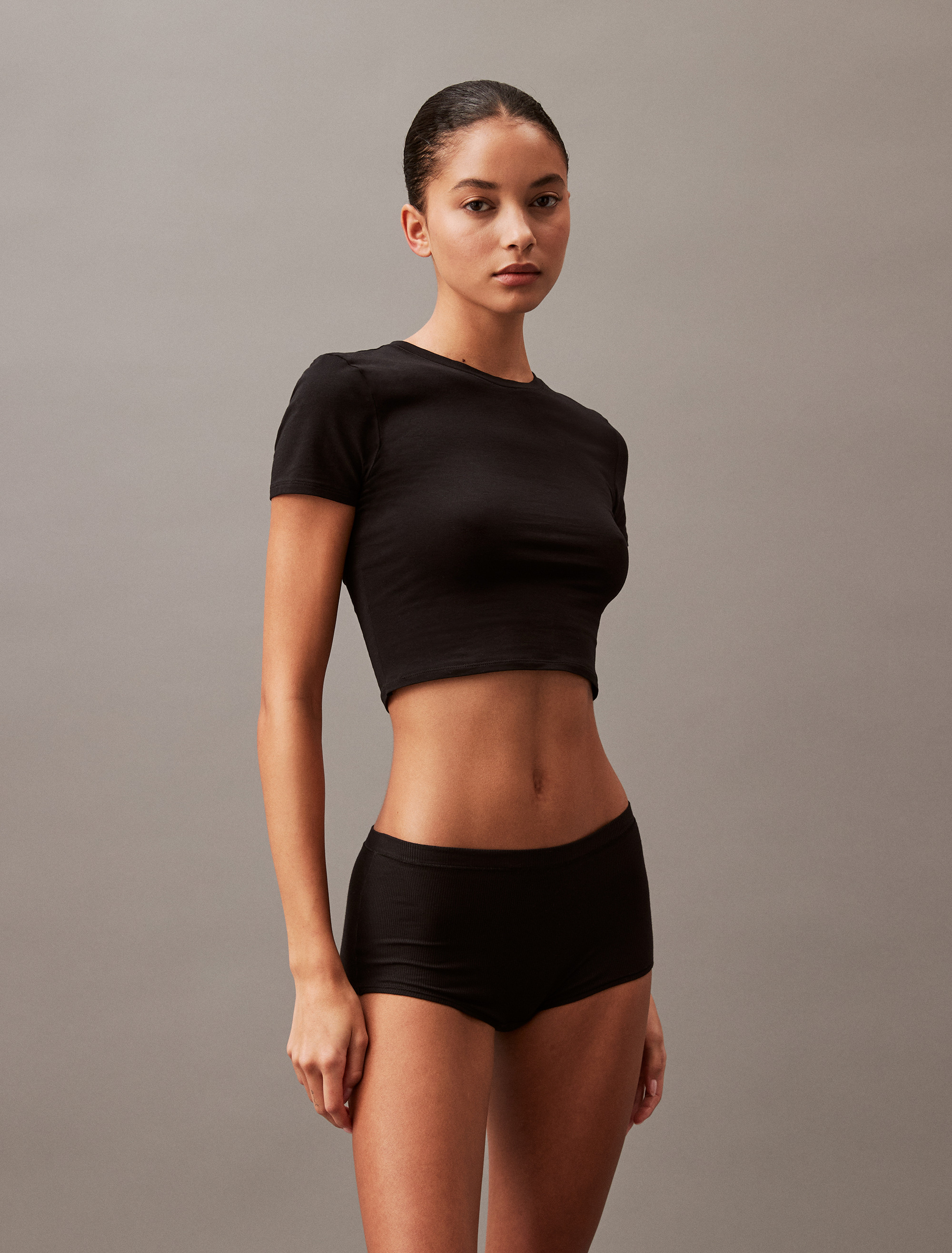 Ideal Modal Rib Boy Shorts Calvin Klein