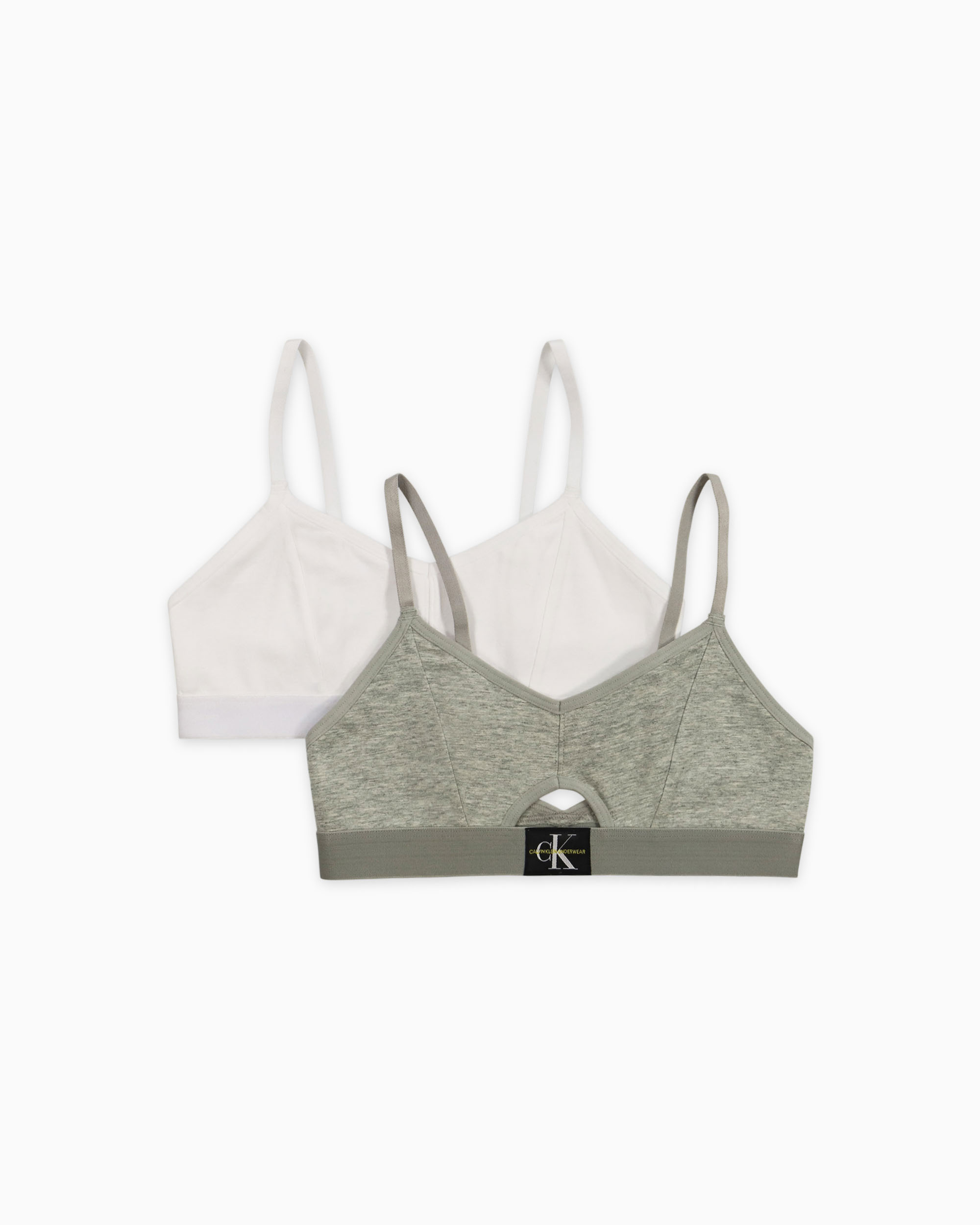 Girls Monogram 2-Pack Bralettes | Bralettes | Calvin Klein