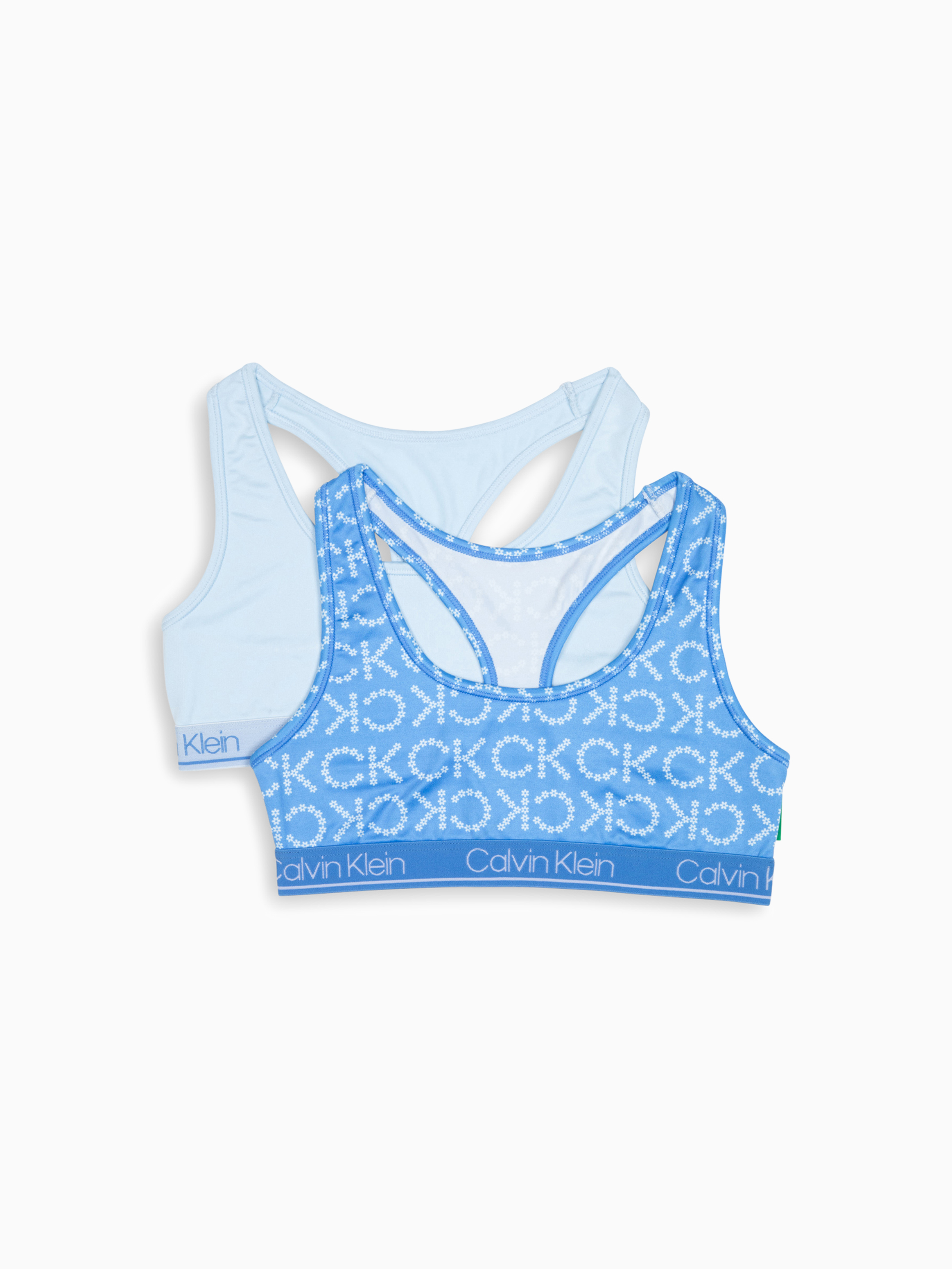 Girls Recycled 2 Pack Racerback Bra | Calvin Klein