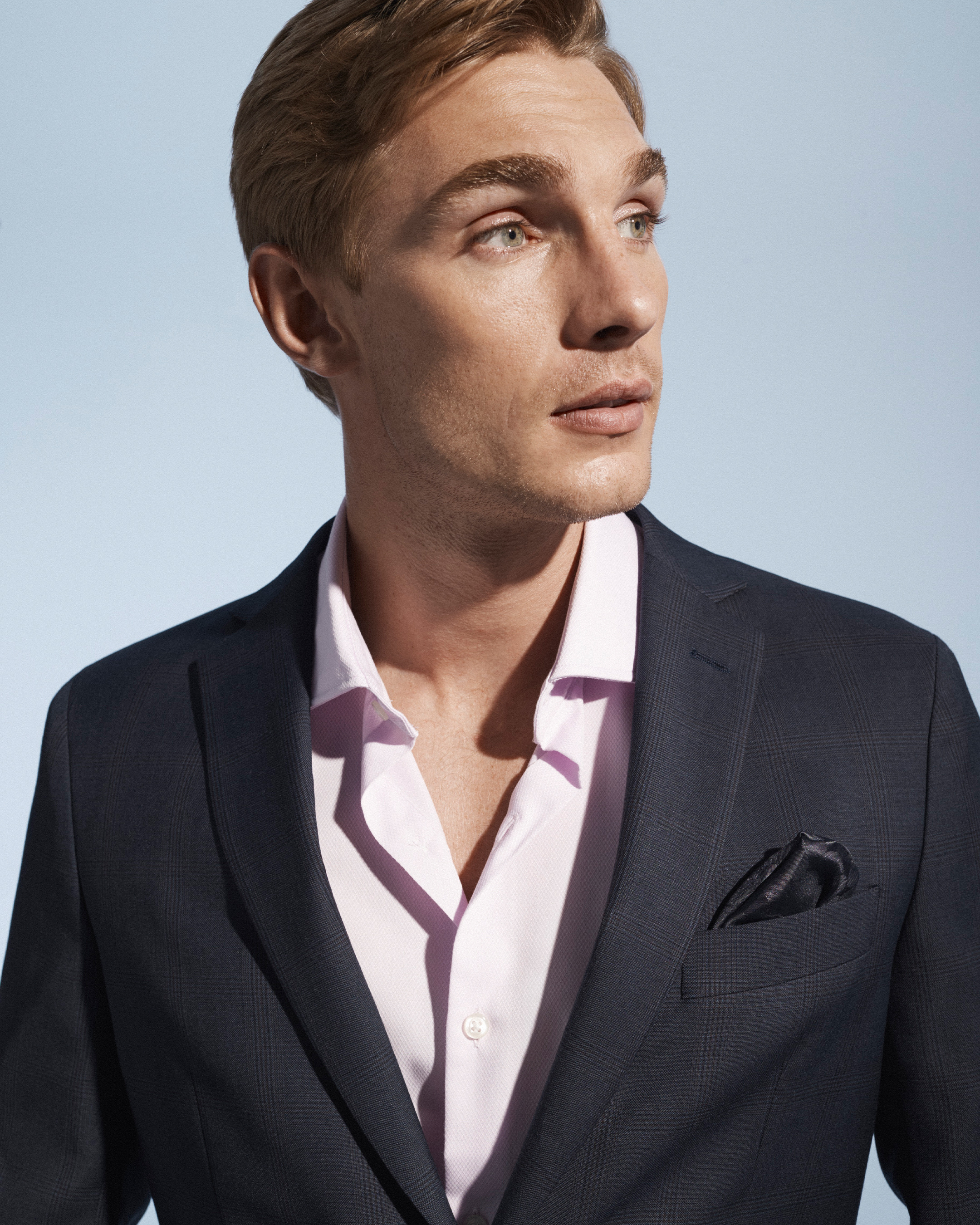 Wool Tonal Glen Check Suit Jacket I Men's Suits I Van Heusen