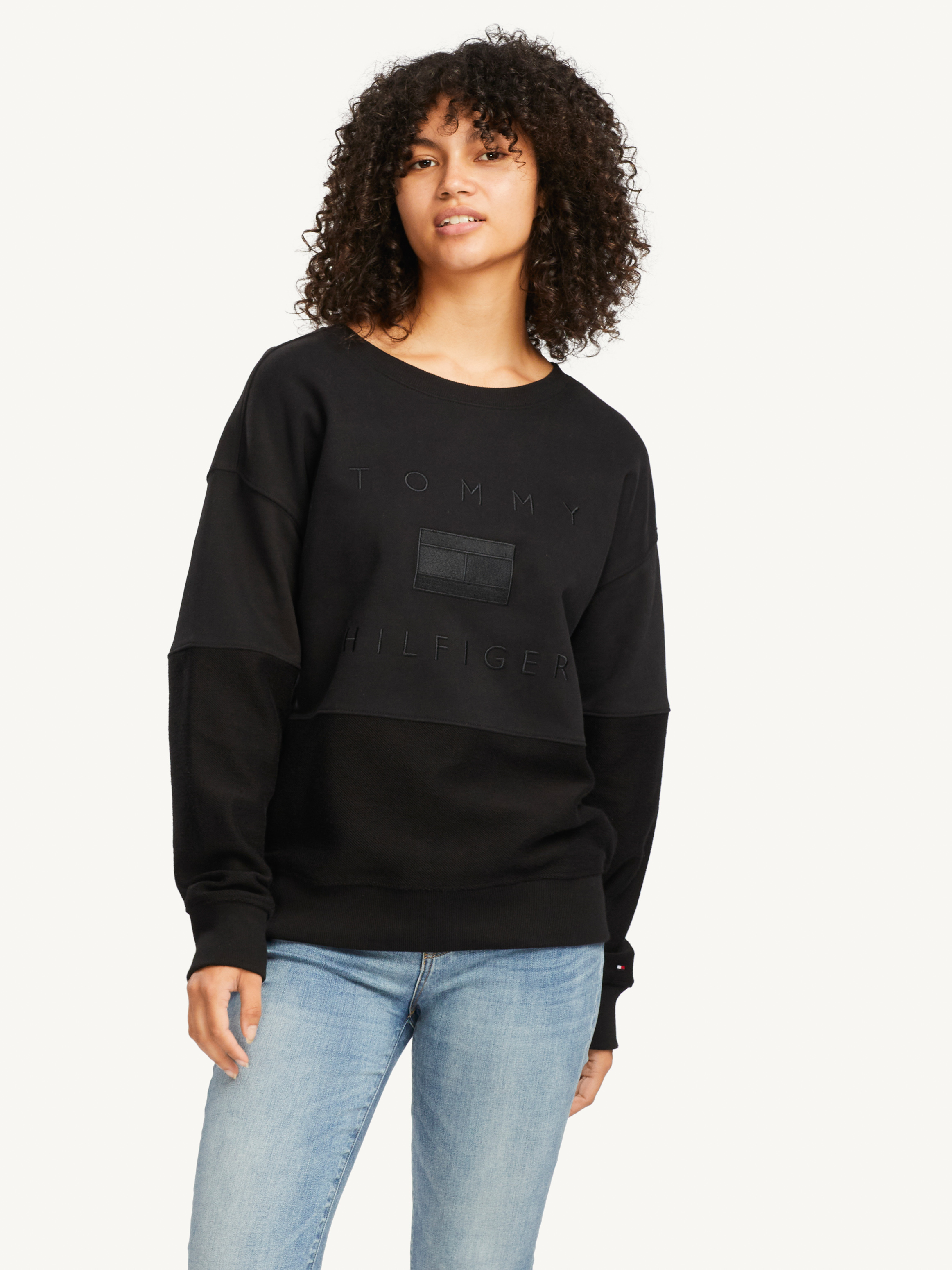 Tonal Embroidery Sweatshirt | Sweatshirts | Tommy Hilfiger