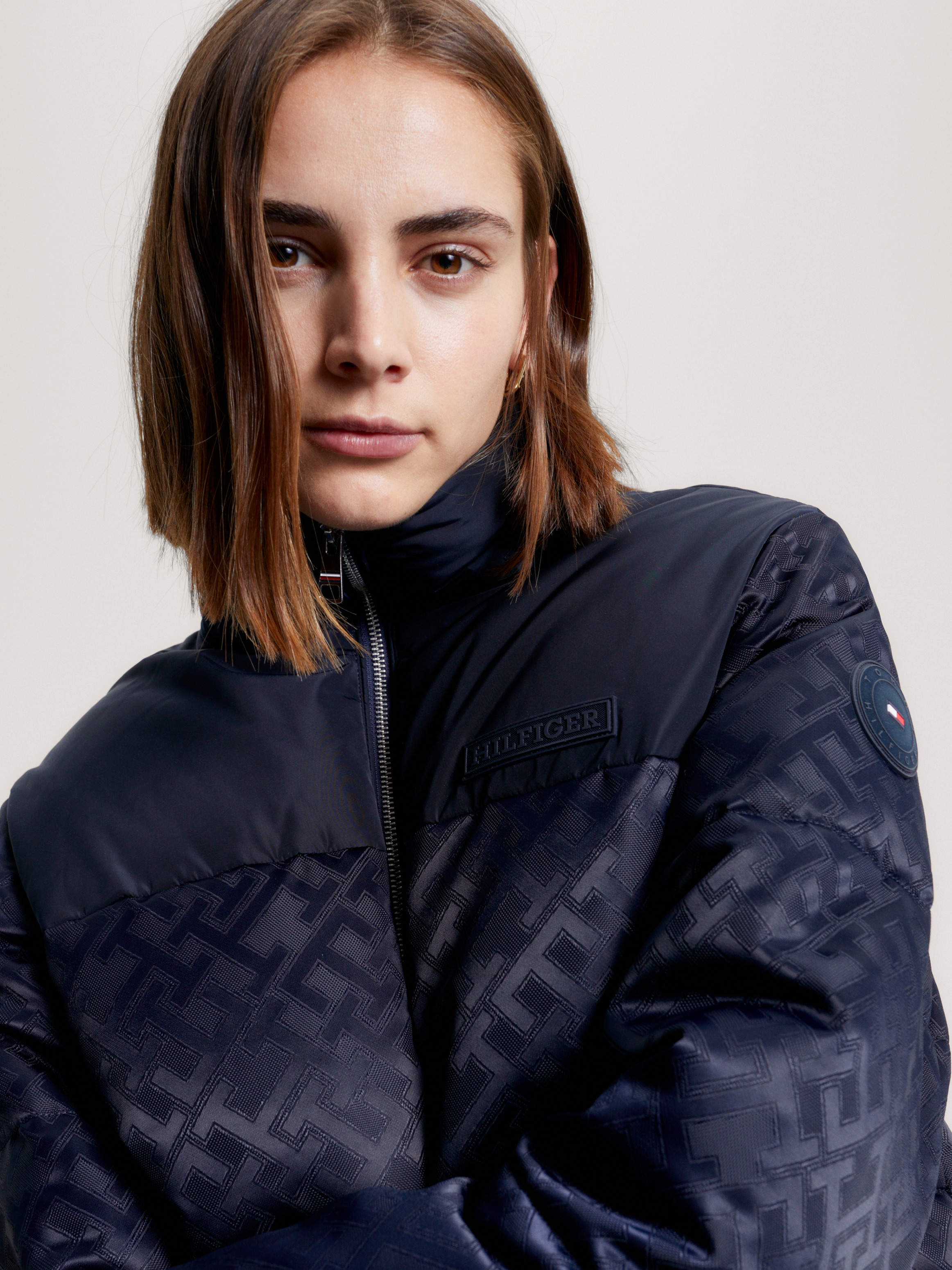 New York TH Monogram Nylon Puffer Jacket | Coats & Jackets New York TH Monogram Nylon Puffer Jacket | Coats & Jackets