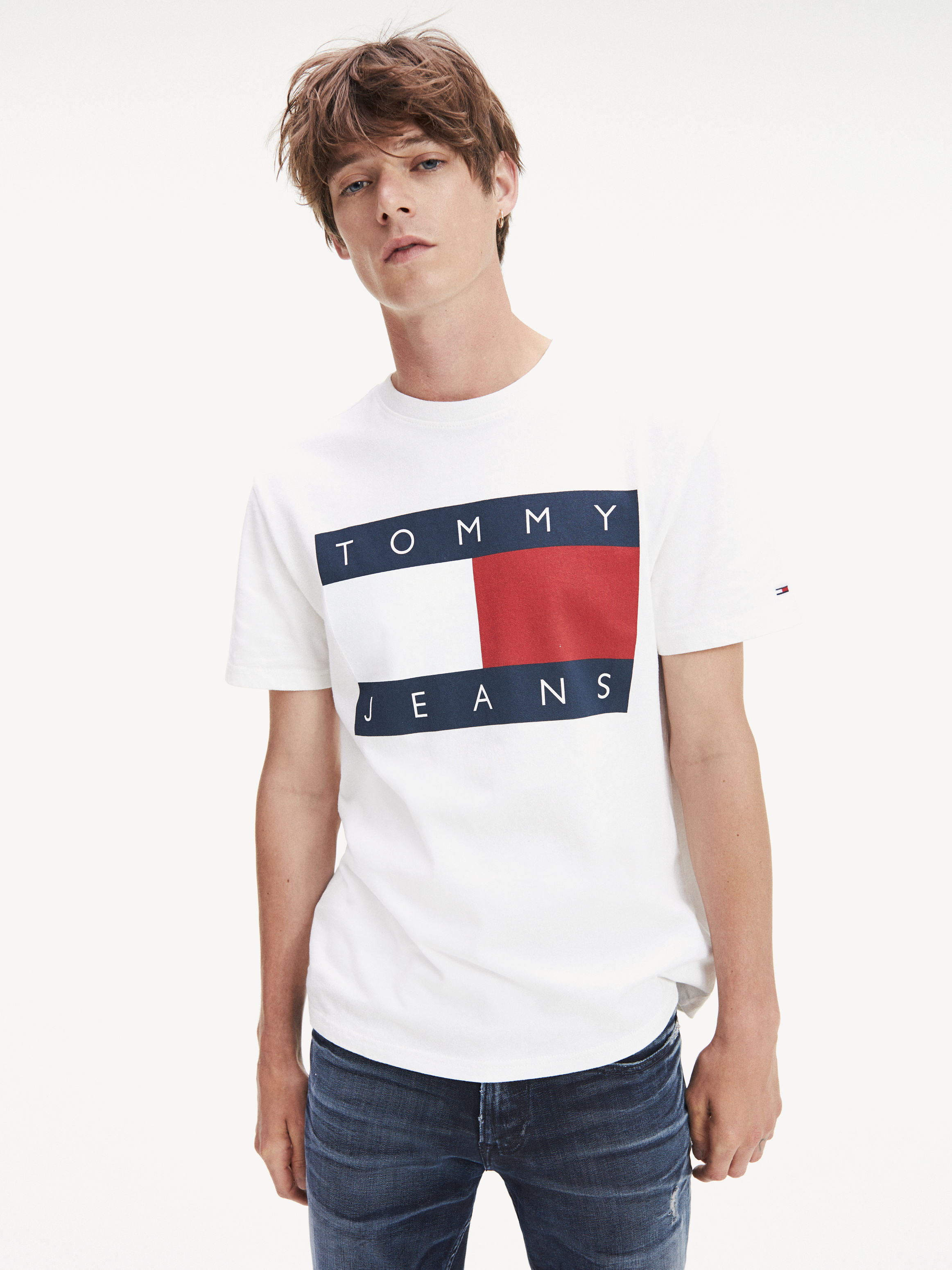 Tommy Flag Badge T-shirt | T-shirts | Tommy Hilfiger