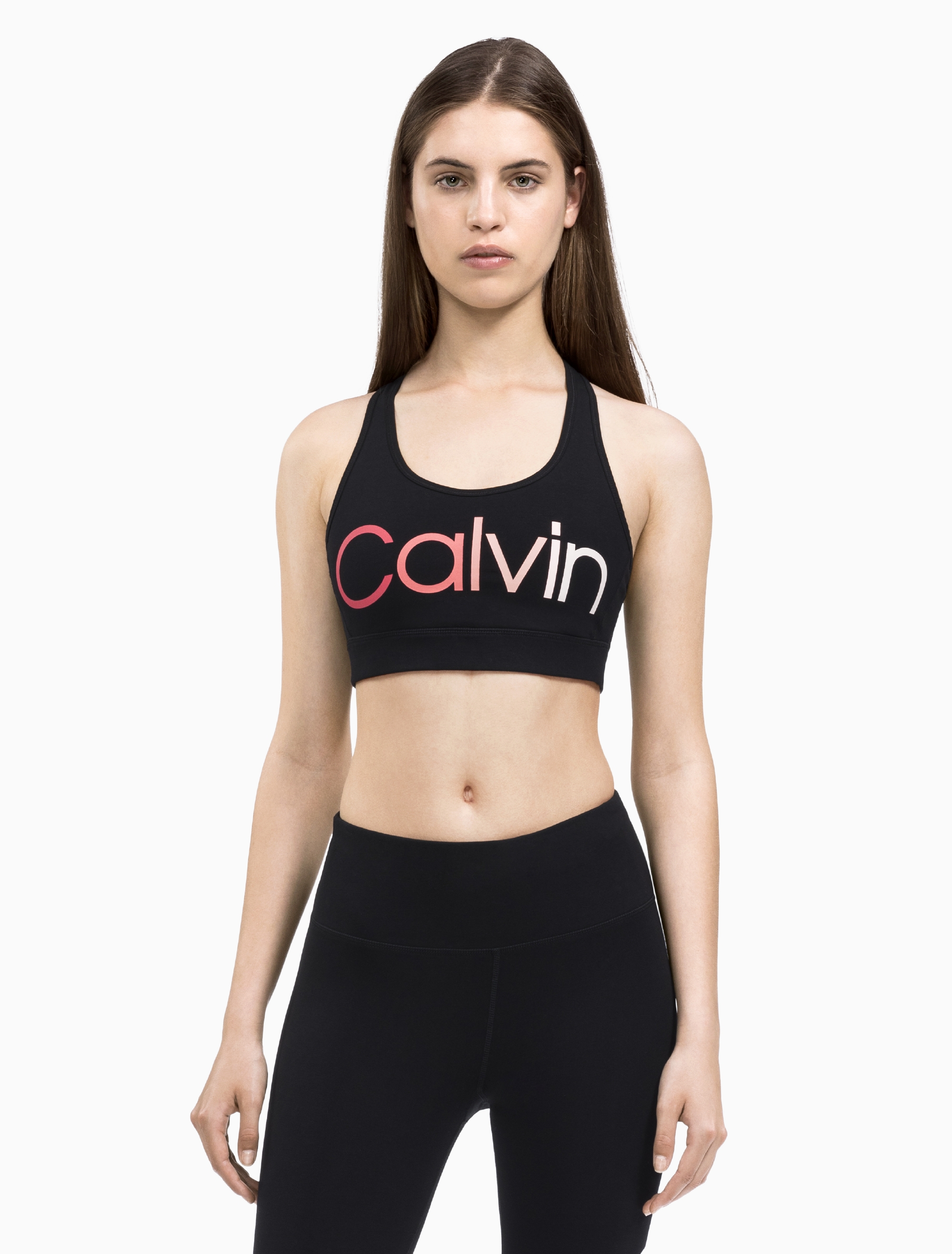 Performance Logo Sports Bra | Activewear | Calvin Klein