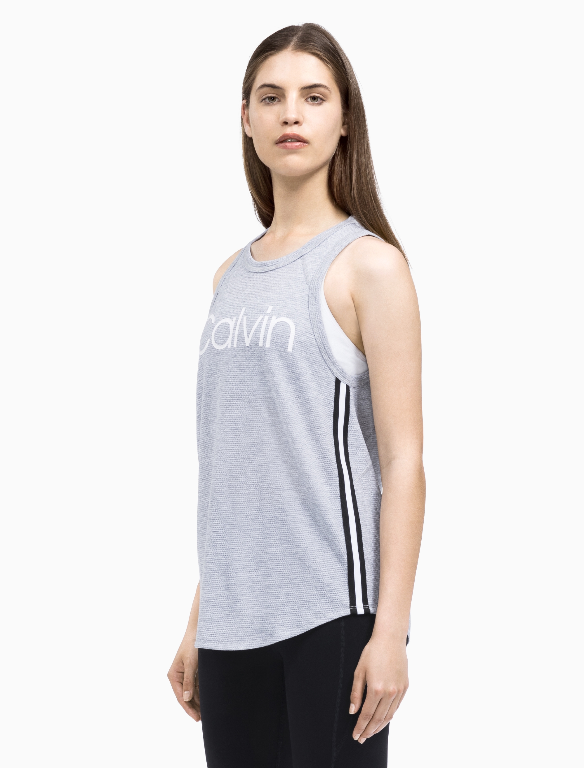 Calvin klein high neck tank top store