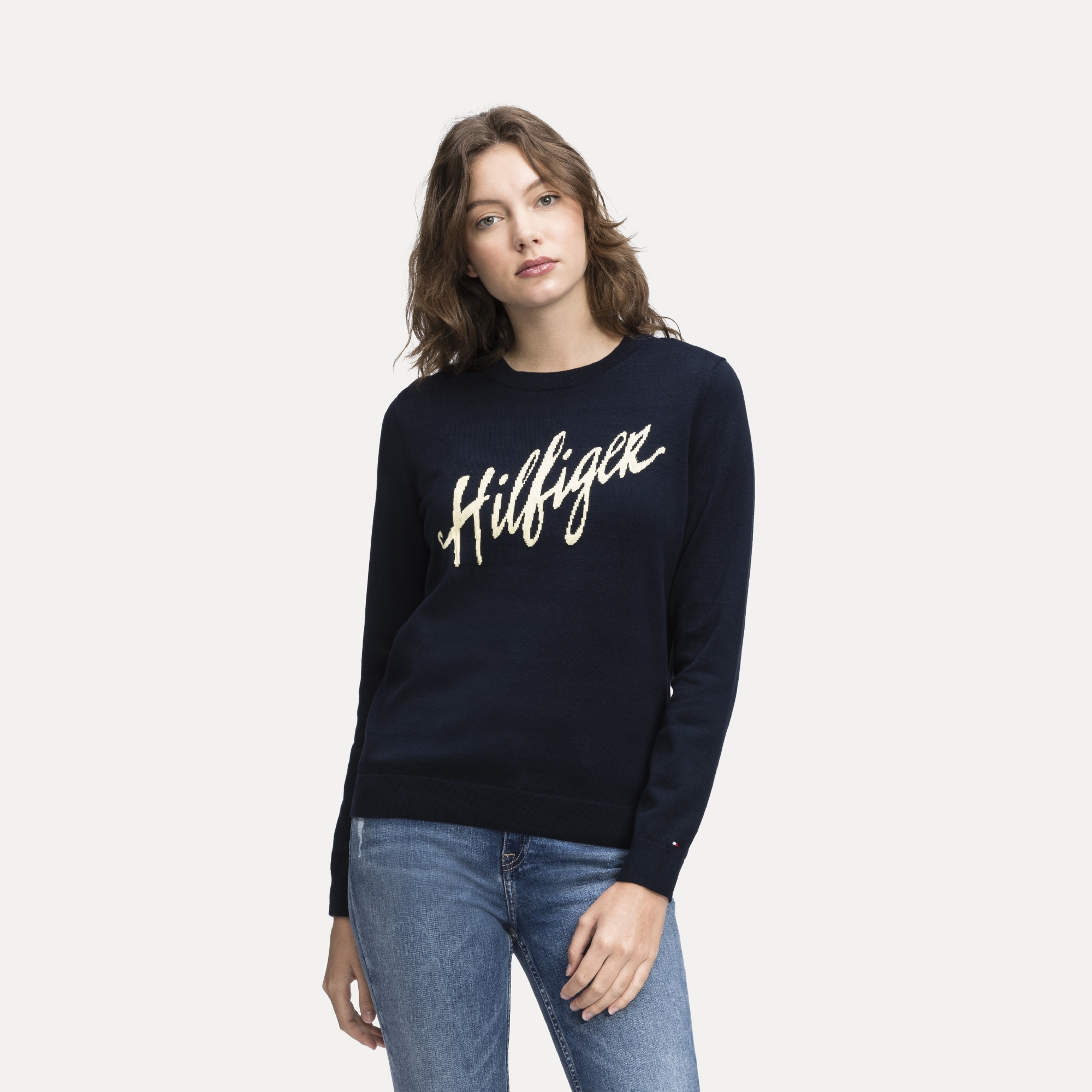 Handwriting Logo Jumper | Jumpers | Tommy Hilfiger