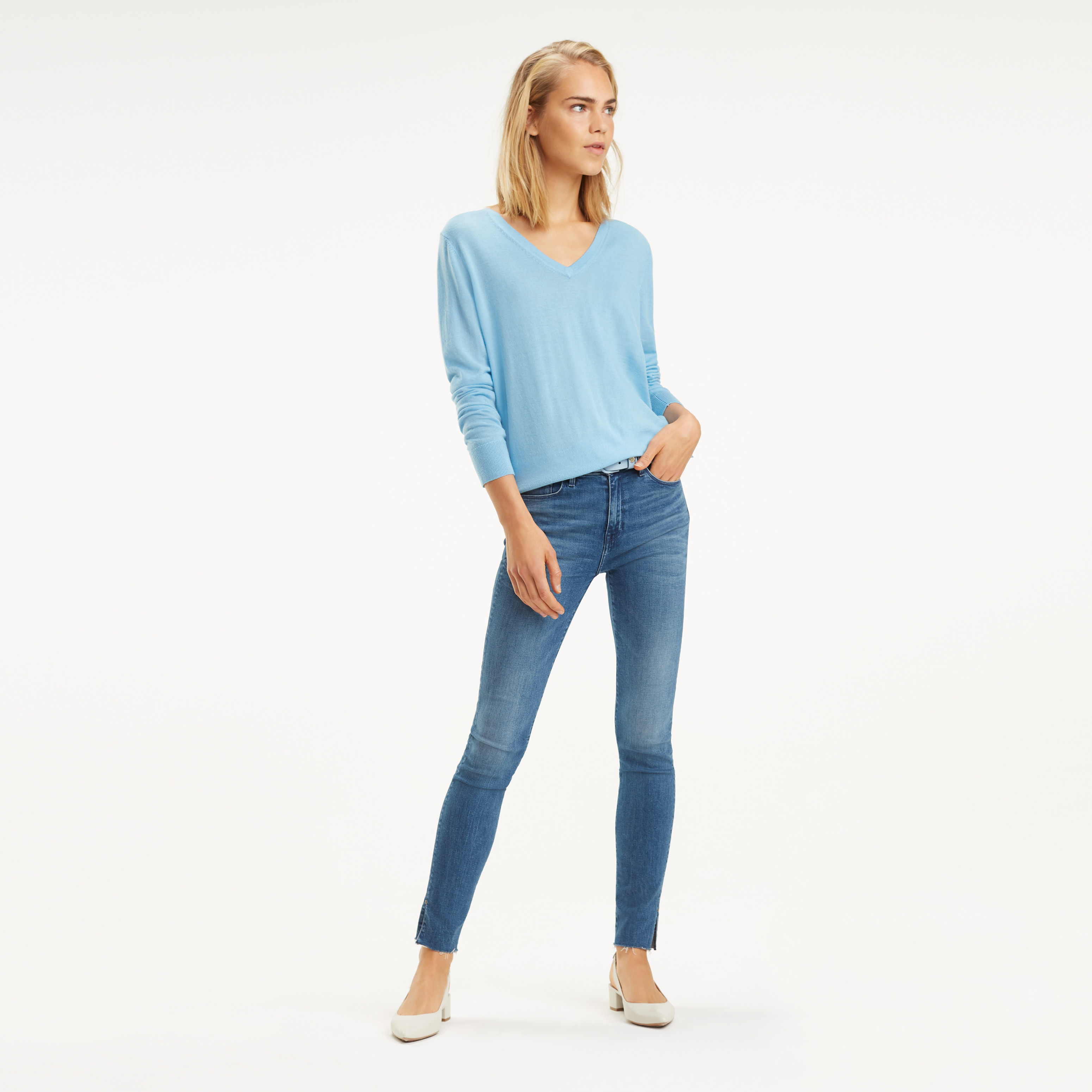 Essential Merino Wool V-neck Jumper | Tommy Hilfiger
